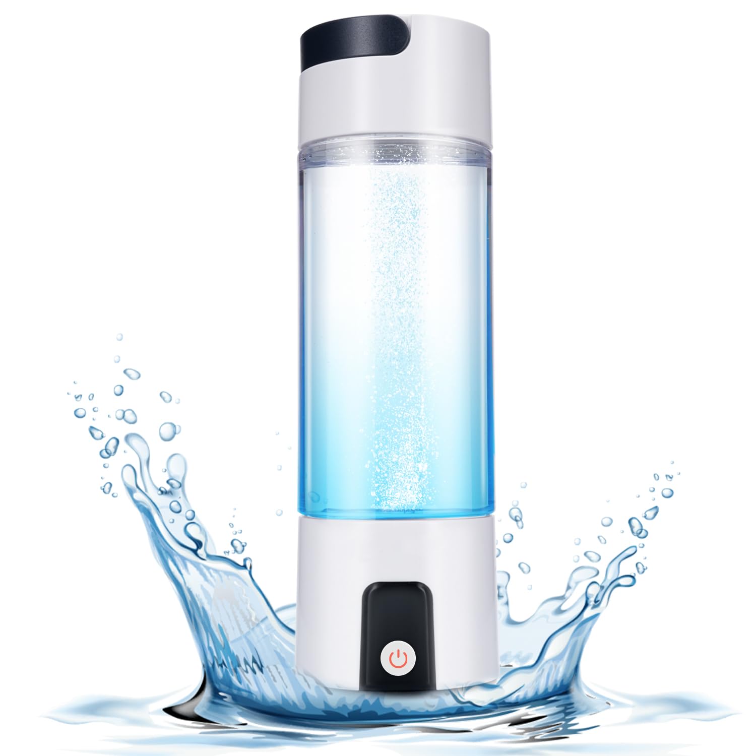 Hydrogen Water Bottle, Portable Hydrogen Water Ionizer Machine, Rechargeable Hydrogen Water Bottle Generator, with Pem SPE Technology Hydrogen Water Cup for Office, Travel, Exercise, Gift for Love