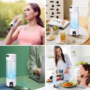 Hydrogen Water Bottle, Portable Hydrogen Water Ionizer Machine, Rechargeable Hydrogen Water Bottle Generator, with Pem SPE Technology Hydrogen Water Cup for Office, Travel, Exercise, Gift for Love