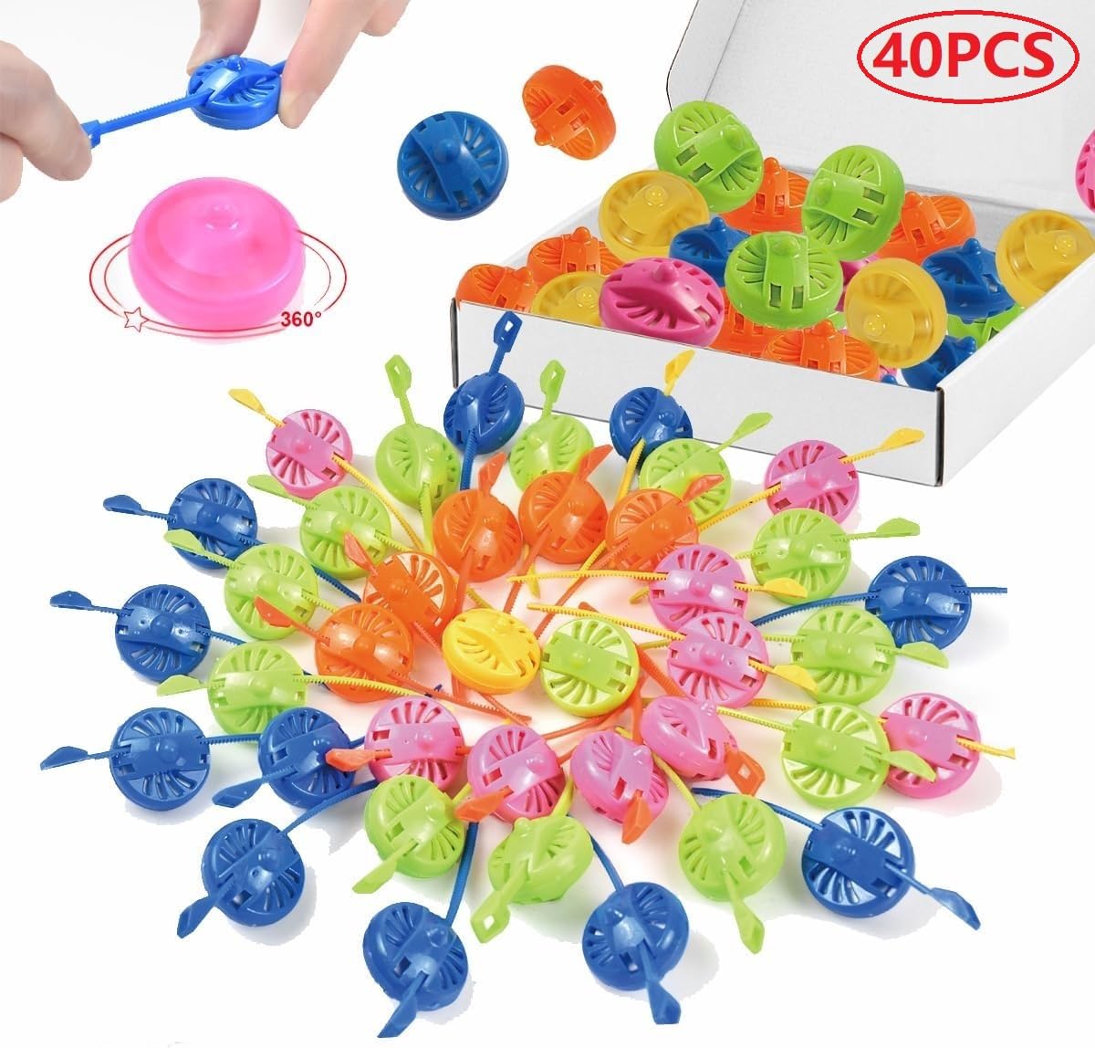 40PCS Bulk Top Toys Party Favors Treasure Box, Classroom Prizes, Pinata Fillers,Goodie Bag Stuffers for Boys Girls