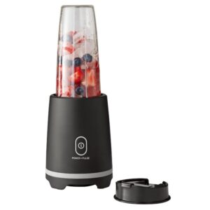 cwcjhd black single-serve blender with 1 travel lid, 16 oz, new black