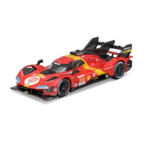 bburago - 1/43 ferrari racing 499p lmh 2023#51 - new 2024: immerse yourself in the excitement of races with this authentic replica that combines the power and speed of the legendary #51