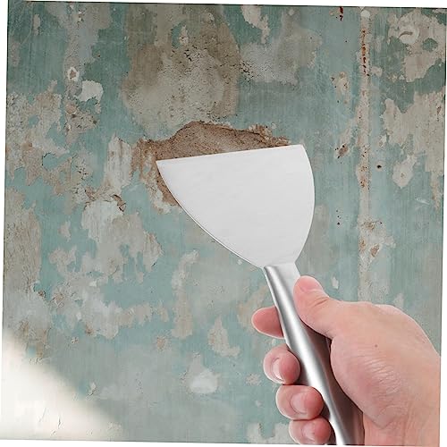 BUTIFULSIC Scrapers for Oil Stains Kitchen Scraper Tool Stainless Steel Spatula Scraper for Cleaning Stainless Steel Scrapers Paint Scraper Wallpaper Scraper Paint Spatula Cleaning Scraper