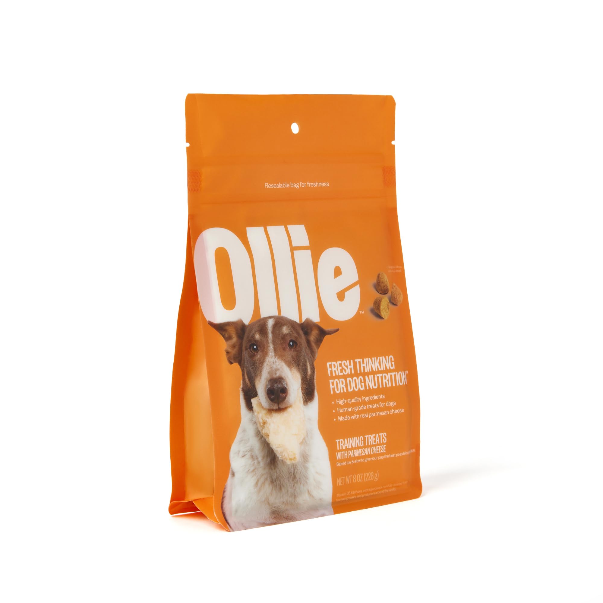 Ollie Soft Training Treats Variety Pack - Parmesan & Peanut Butter Recipe - Dog Training Treats All Natural - Healthy Dog Treats - 100% Human Grade - Baked in USA Kitchens 16 Oz.