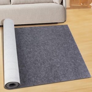 gray boat carpet, 2 ft x 6 ft marine carpet marine grade carpet for boats with waterproof for outdoor deck patio porch garage kitchens bathroom outdoor area rug runner non-slide porch rug