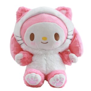 kitty melody character plush toys cute plush toys kawaii cat stuffed anime plush pillow for birthday valentine's day plush