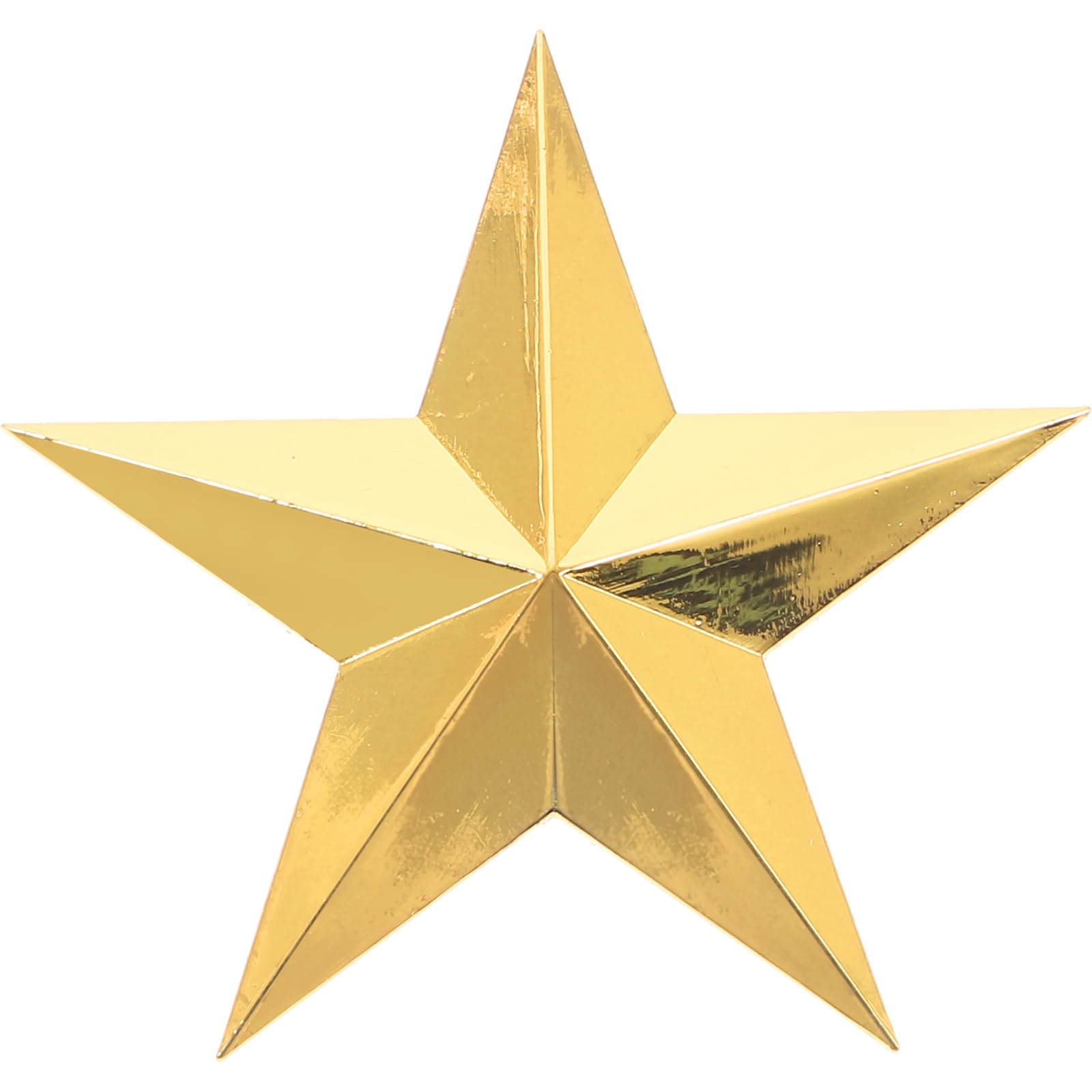 LOGOFUN Medal Star Star Metal Ornament Zinc Alloy Star Figurine Medal DIY Making Star Craft for DIY Craft Decorations - Gold (5cm)