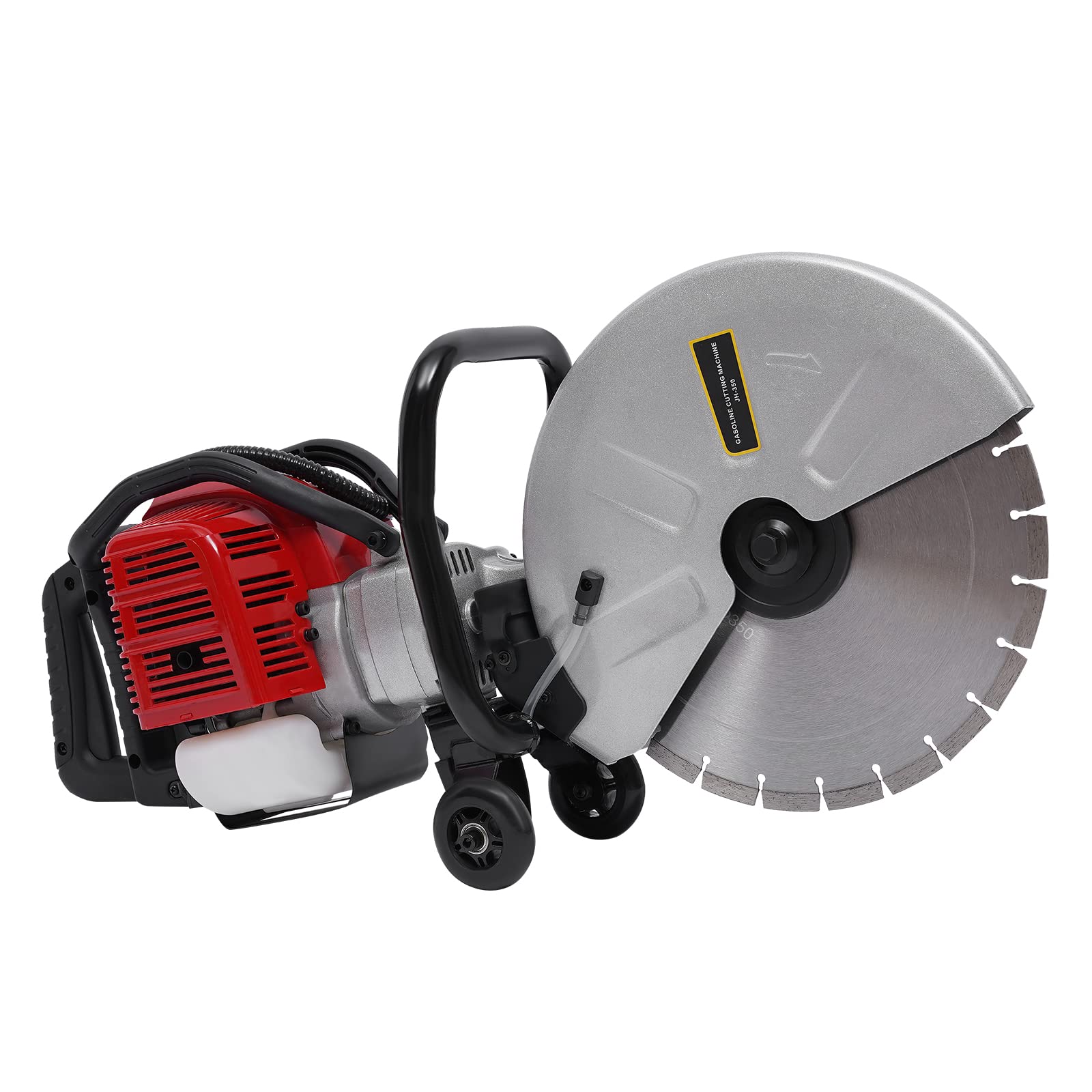 TITIDU Gas Concrete Cut off Saw 2 Stroke 52 CC Cement Masonry Wet Dry Saw Cutter+Blade Power Cutter 1400W