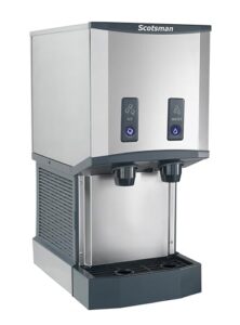 scotsman hid312ab-1 meridian push-button countertop nugget ice & water dispenser, air cooled - up to 260 lb. production, 12 lb. storage