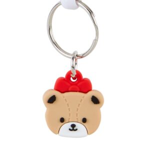 Sanrio 168645 Face Shaped Reel Key Holder, Hello Kitty Key Mascot, Hello Kitty, 5.1 x 1.9 x 0.7 inches (13 x 4.9 x 1.8 cm), Character