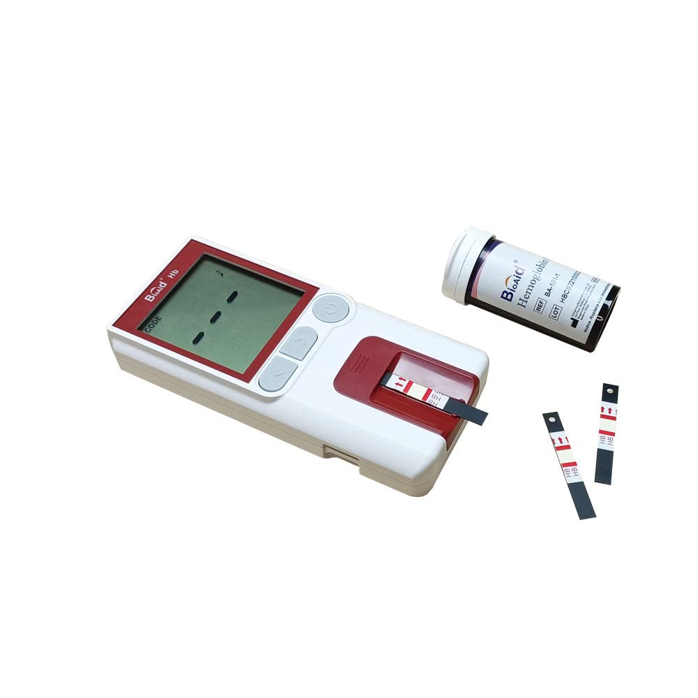 KuweiCheck Bioaid Hemoglobin Test Meter kit with 50pcs strips