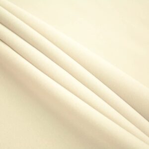 ak trading co. 60" wide ifr polyester poplin solid fabric - ivory - 2 yards