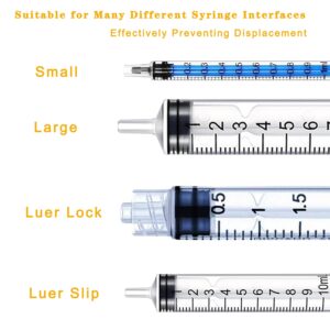 100 Pack 25 Gauge 5/8 Inch Needle, Luer Lock Industrial Dispensing Accessories Needles,Individually Wrapped