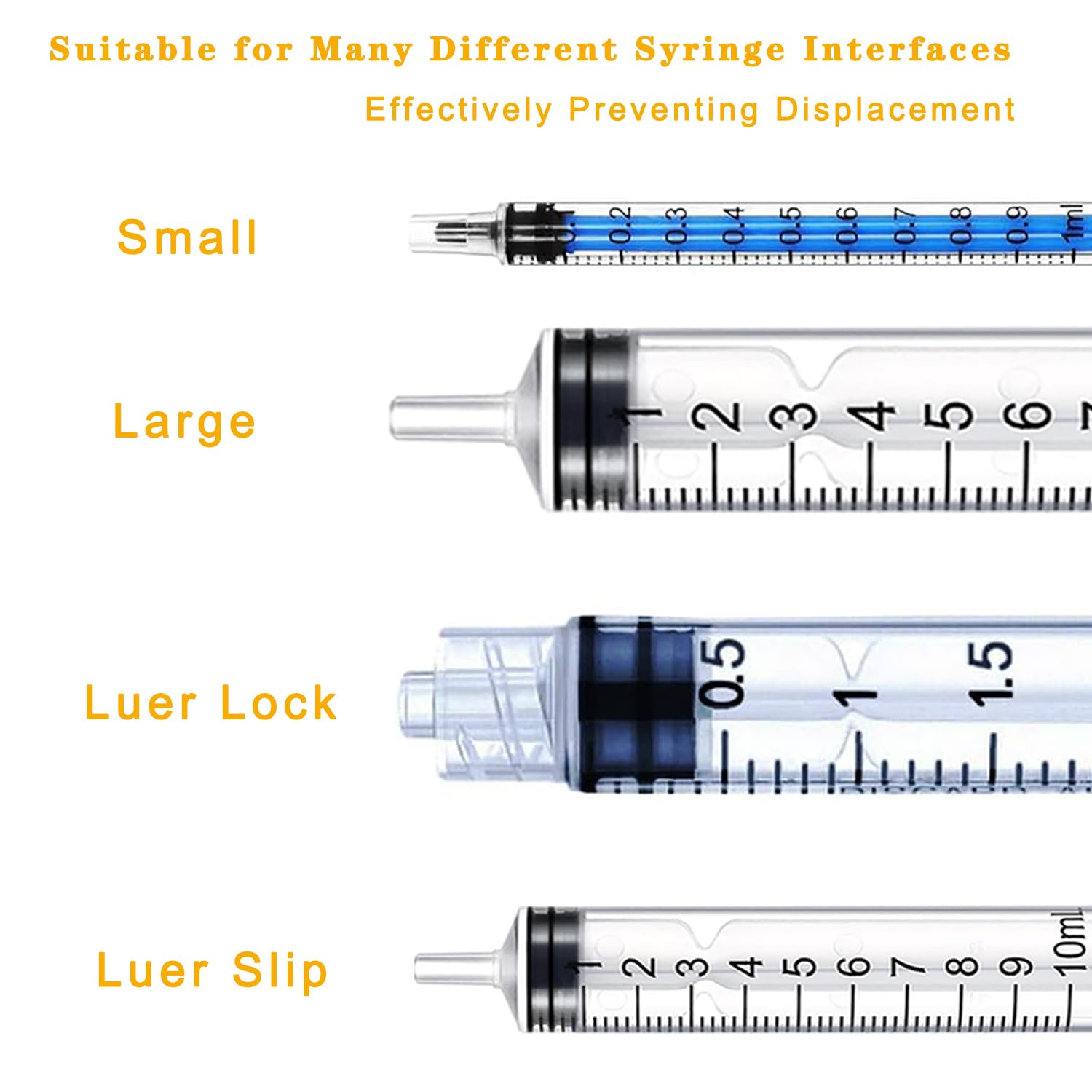 100 Pack 25 Gauge 5/8 Inch Needle, Luer Lock Industrial Dispensing Accessories Needles,Individually Wrapped