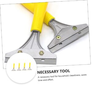 CHILDWEET 4pcs Cleaning Blade Wallpaper Remover Scraper Sturdy Paint Scraper Wall Cleaning Tool Utility Scraper Cleaning Scrapers Aluminum Alloy Scraper Practical Wall Scraper Tile Scraper