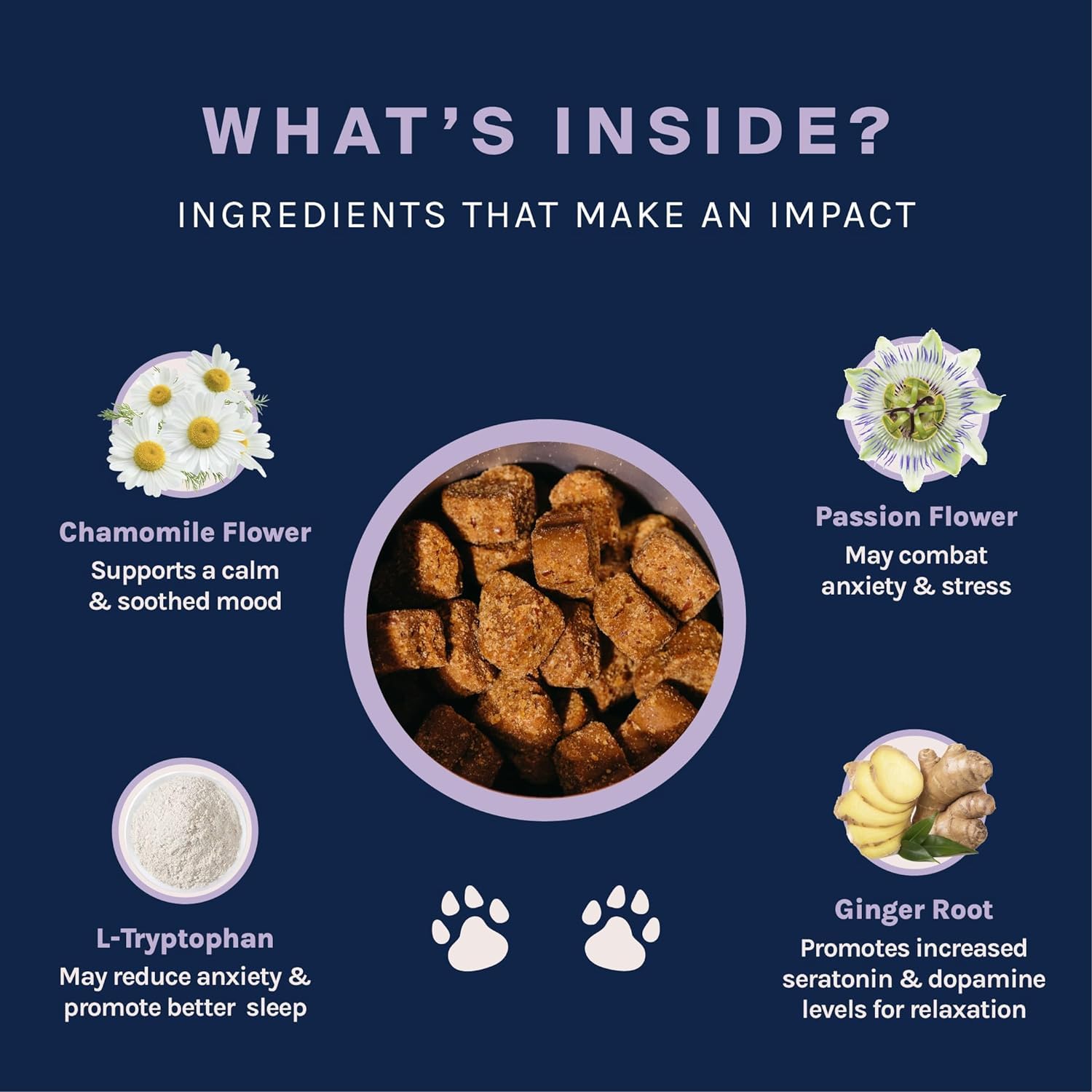 Calming Dog Treats - 90 Chews with Natural and Human-Grade Ingredients - Dog Calm Supplement to Calm Anxiety for Dogs - Effective Calming Aid for Dogs Good Trouble Pets