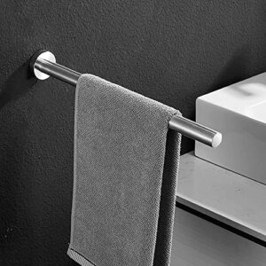 Generic Stainless Steel Towel Rack, for Bathroom Kitchen Bath Towel Holder Wall Mounted Towel Bar Rrack Storage Rack Bath Towel Holder Bathroom Rack/Sier/Single Rod