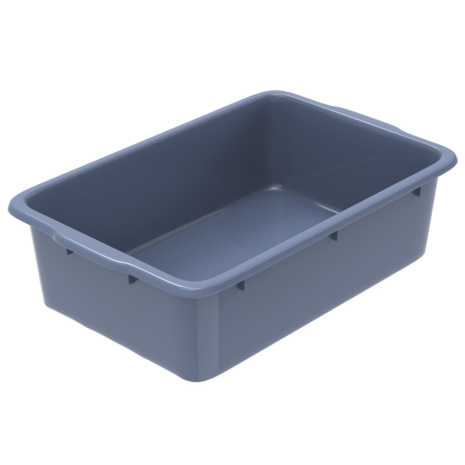 DUNCHATY 8.6 Gallon Plastic Bin Bus Tubs - 33L Commercial Plastic Bus Box Utility Box - Wash Basin Tote Box for Restaurant Kitchen Organization and Storage（1 pack）