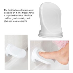 Atenalslbo Shower Pedal,Shower Foot Rest,Shower Foot Rest for Shaving Legs,Shower Step,Foot Rest for Shower to Shave Legs for with Suction Cup for Bathroom Toilet