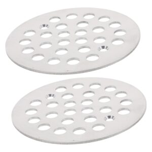 butifulsic 2pcs round floor drain cover sink stopper sink sewer cover shower drain cover sewer draining stoppers bathtub drain cover stainless steel drain strainer floor drain stopper