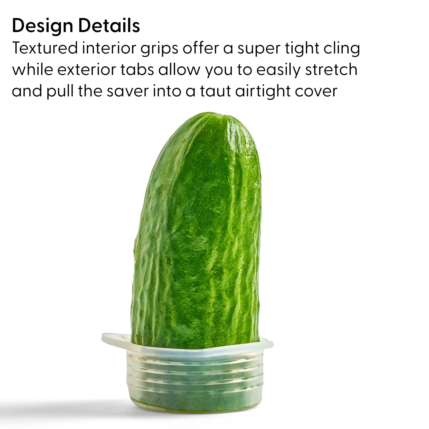 W&P Reusable Produce Savers, Set of 7, Covers Fruits & Vegetables To Keep Fresh, Dishwasher Safe, Avocado & Onion Saver