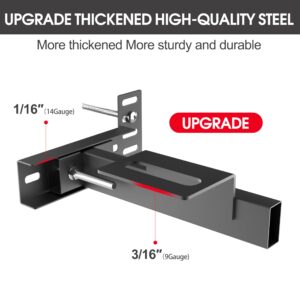 Headboard Brackets,Adjustable Bed Headboard Brackets,Universal Headboard Brackets,Black Headboard Attachment Kit Headboard Kit for Adjustable Bed