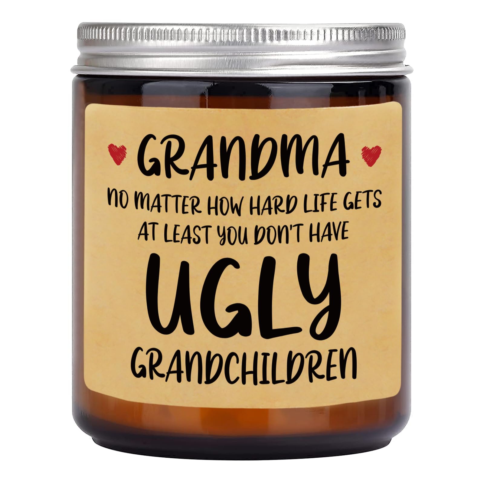 Niyewsor Grandma Gifts, Grandma Birthday Gifts, Candle for Grandma, Christmas Gifts for Grandma, Funny Grandma Gift from Granddaughter Grandson, Grandparents Day Gifts for Grandma