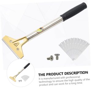 PRETYZOOM Cleaning Blade Beauty Grout Tool Drywall Scraper Stove Cleaning Putty Wall Scraper Blades Hand Tools Metal Scraper Tool Cleaning Scraper Sticker Aluminum Alloy Cosmetic Grouting