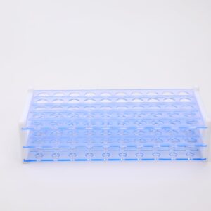 50 Transparent Plastic Test Tubes with Brackets, 16x100mm (10ml) Capped Test Tubes