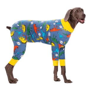 mosucoirl recovery suit for dogs after surgery,dog pajamas bodysuit full body large medium dog recovery onesie surgical suit for prevent licking cone alternative pet surgical suit male female