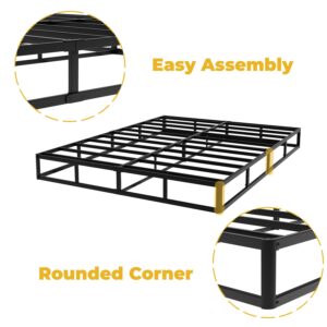 YORMDMO 7 Inch Queen Box Spring, High Profile Queen Size Box Spring Only, Sturdy Metal Frame Mattress Foundtion, Easy Assembly, Noise-Free