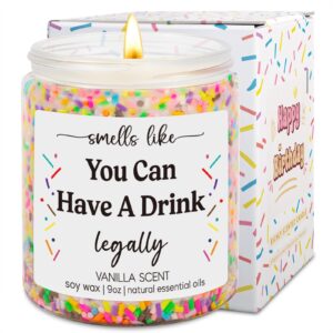 leado 21st birthday candles - 21st birthday gifts for her, him - cool 21st birthday gifts for daughter, son, friend - happy 21st birthday presents, funny gift for 21 year old male, female, boy