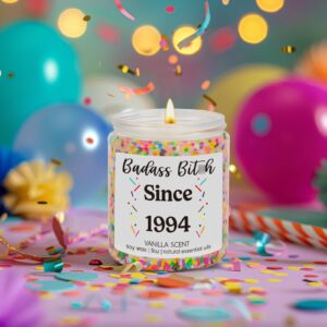 LEADO 30th Birthday Candles - 30th Birthday Gifts for Her, 30 Year Old Birthday Gifts for Women - Happy 30th Birthday, 1994, Funny Turning 30 Gifts for 30th Birthday Woman, Best Friend, Sister