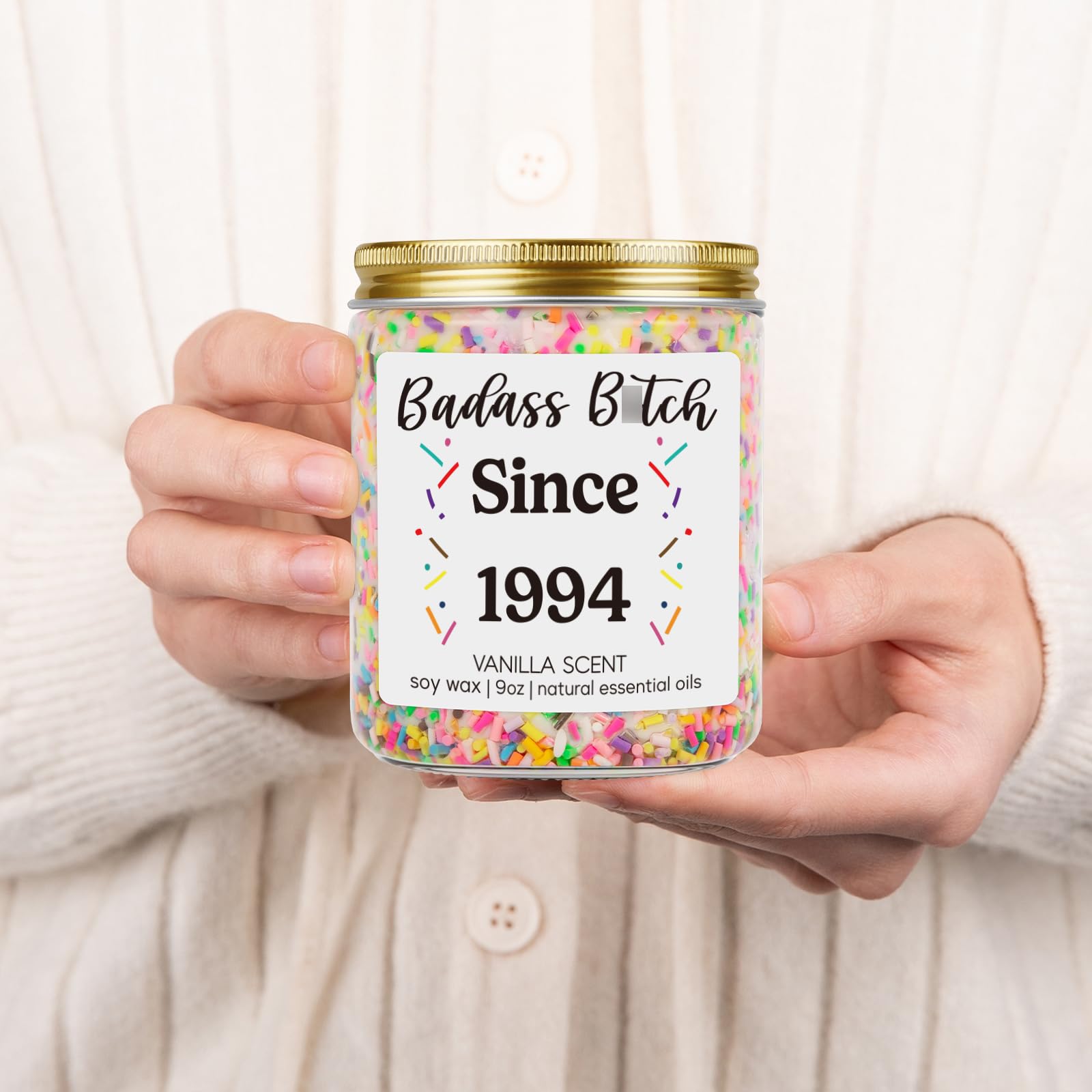 LEADO 30th Birthday Candles - 30th Birthday Gifts for Her, 30 Year Old Birthday Gifts for Women - Happy 30th Birthday, 1994, Funny Turning 30 Gifts for 30th Birthday Woman, Best Friend, Sister