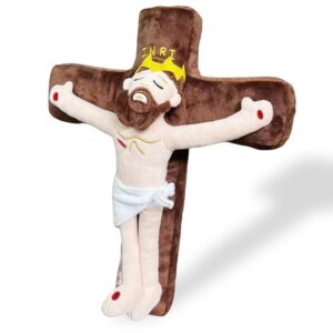 yickoon 15inch jesus plush doll jesus stuffed doll christ religious toys easter jesus plushie for kids adults christian