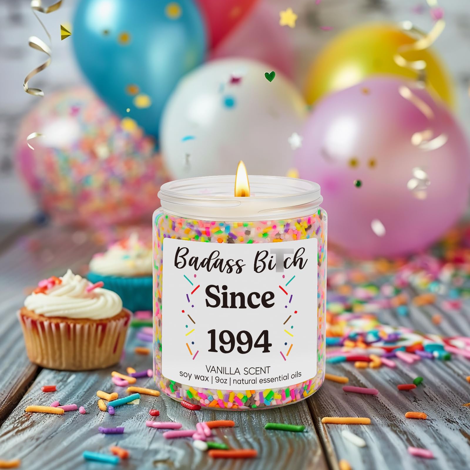 LEADO 30th Birthday Candles - 30th Birthday Gifts for Her, 30 Year Old Birthday Gifts for Women - Happy 30th Birthday, 1994, Funny Turning 30 Gifts for 30th Birthday Woman, Best Friend, Sister