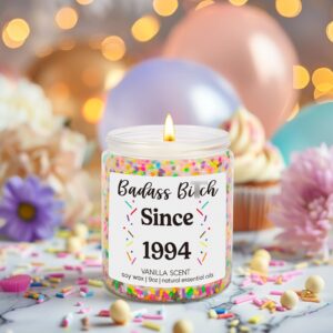 LEADO 30th Birthday Candles - 30th Birthday Gifts for Her, 30 Year Old Birthday Gifts for Women - Happy 30th Birthday, 1994, Funny Turning 30 Gifts for 30th Birthday Woman, Best Friend, Sister