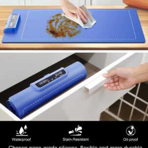 Electric Warming Tray, Warming Mat for Food Rollable & Portable, 3 Temperature Settings, 4H Timer, Safety Lock, Food Warmer for Buffet, Party Family Gatherings, Sabbath, Countertop