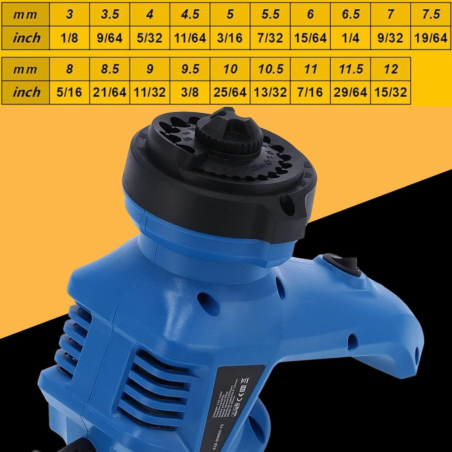 Drill Bit Sharpener,Drill Bit Sharpener For All Bits(1/8''- 15/32''), Twist Drill Bit Sharpener Grinder, Portable Home Use Drill Bit Sharpener Machine, 130° Standard Drill Bits (1PCS)