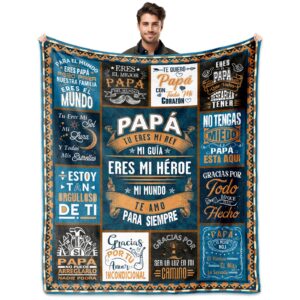 regalos para papá, dia de las padres papá regalos, gifts for dad blanket 60x50in, father's day dad gifts from daughter/son, dad birthday gifts, dad gifts in spanish, regalo de cumpleaños/navidad papá