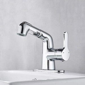 tecki kitchen taps faucet chrome bathroom faucets pull out bath basin faucet basin mixer faucets deck brought the mode with two nozzles where hot and cold water mixes