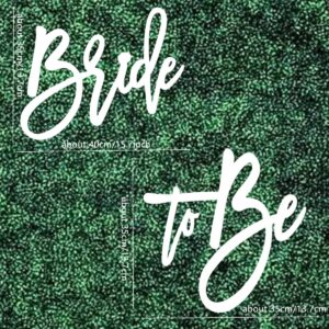 Letter Bride to Be Sign White Wooden Bridal Shower Sign for Bachelorette Engagement Wedding Bridal Shower Party Favors Hen Party Supplies Photo Backdrop Banner