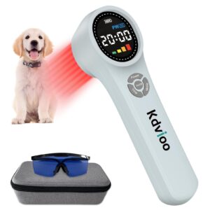 kdvioo cold laser therapy device for dogs,4x980nm+16x660nm+4x810nm low level laser therapy,handheld laser therapy device,pet laser therapy for dogs cats muscle & joint pain relief,reduce inflammation