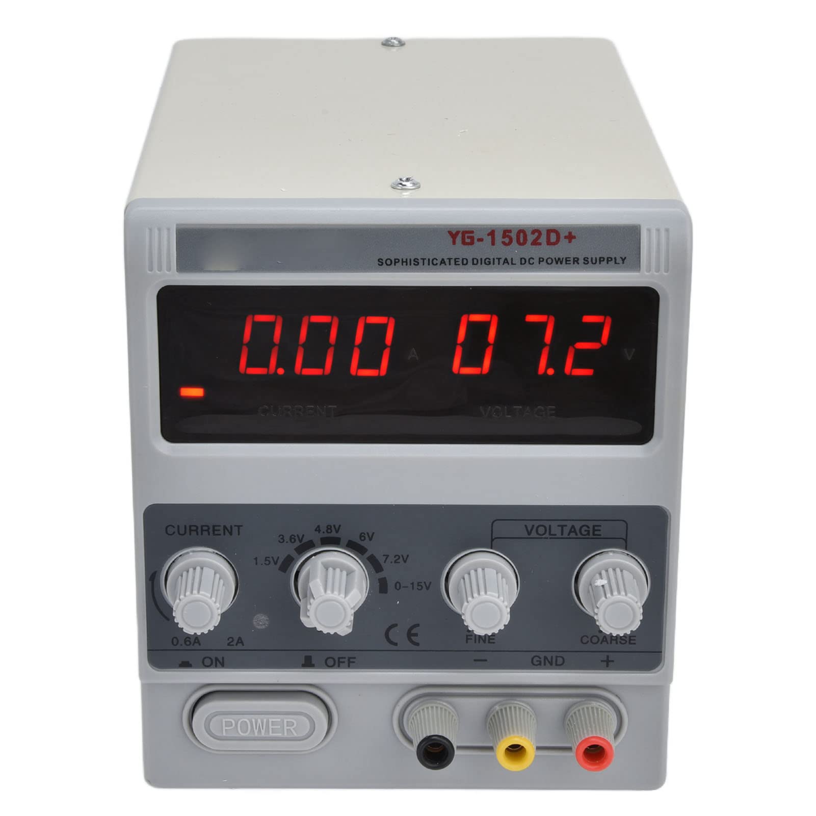 Hilitand Adjust DC Power Supply 0 15V 0 2A 1502D Digital Display Overcurrent High Accuracy for Laboratory Testing Repairing (US Standard (110V)), Hilitandzpac6fh4be-13