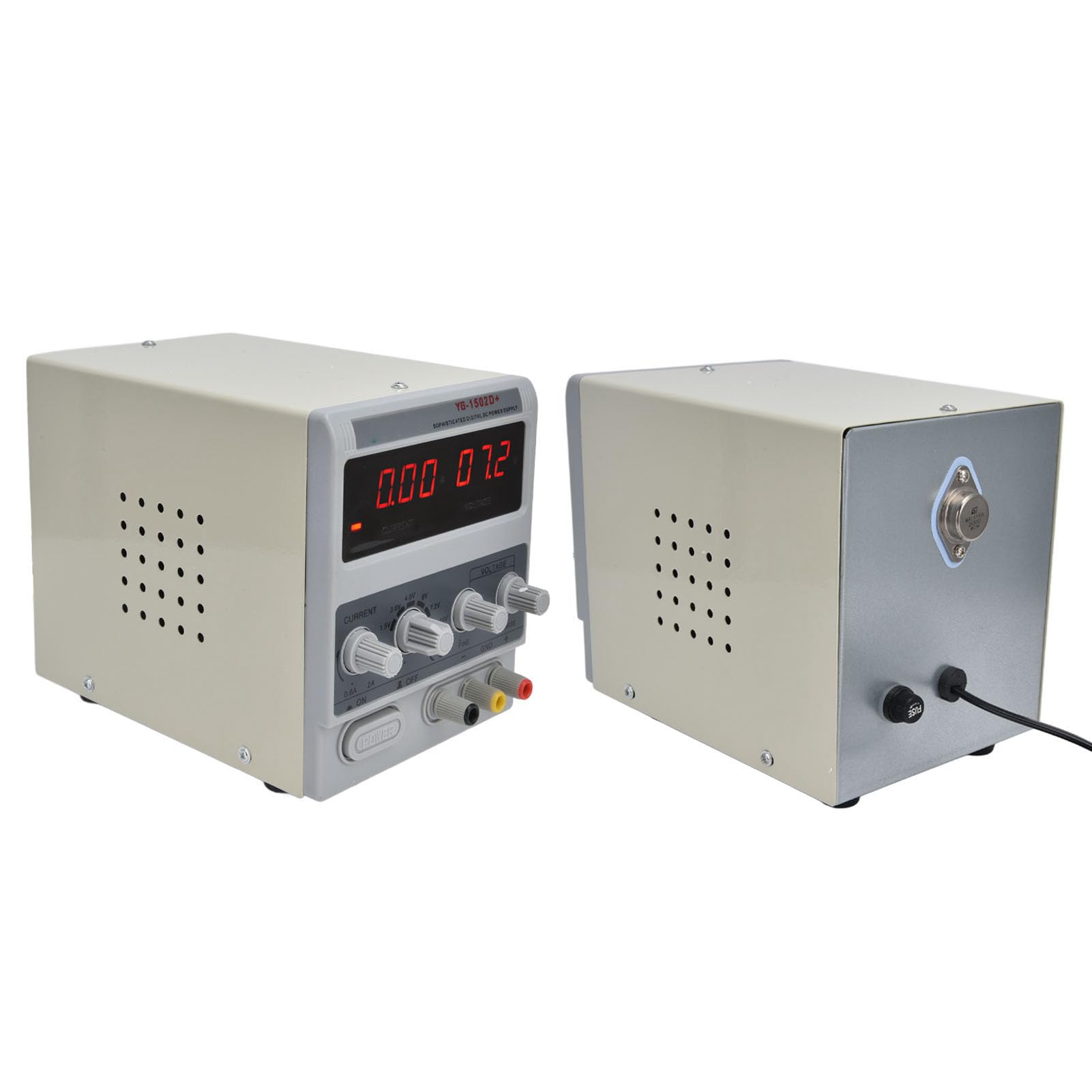 Hilitand Adjust DC Power Supply 0 15V 0 2A 1502D Digital Display Overcurrent High Accuracy for Laboratory Testing Repairing (US Standard (110V)), Hilitandzpac6fh4be-13