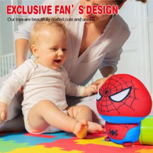 UMPRZBXX Mushroom Spider Plush Toy - Super Soft Filling Animal Pillow for Kids and Adults for Hero Fans -12 inch Red Spider Mushroom Plush