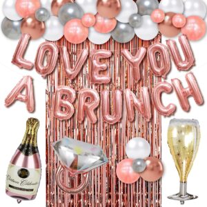 brunch party decorations birthday brunch decorations bridal shower brunch decorations valentines brunch love you a brunch balloons banner bachelorette party decorations decor