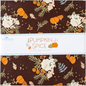 simple simon & company pumpkin spice 42 10-inch squares layer cake riley blake 10-14990-42