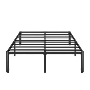 Zinus Van 16 Inch Metal Platform Bed, Steel Slat Support, No Box Spring Needed, Eco Friendly WonderBox Packaging, Easy Assembly, Black, Queen