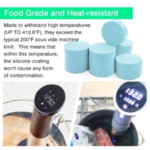 MOMODA Sous Vide Magnet Clips - Ensure Perfectly Cooked Meals with These Food Grade Silicone-Coated Sous Vide Magnets! Keep Bags Submerged & Prevent Floating - Pack of 12