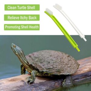 SEZDEKI 4Pcs Turtle Tortoise Cleaning Brush Remove Aquatic Mud Dirt & Contaminants from Tortoises Shells & Promoting Shell Health Turtle Tank Accessories Aquarium Cleaning Tools Kit (4 Pcs)